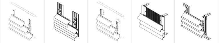 Continuous louvre system - RENSON LOUVERES Manufacturing